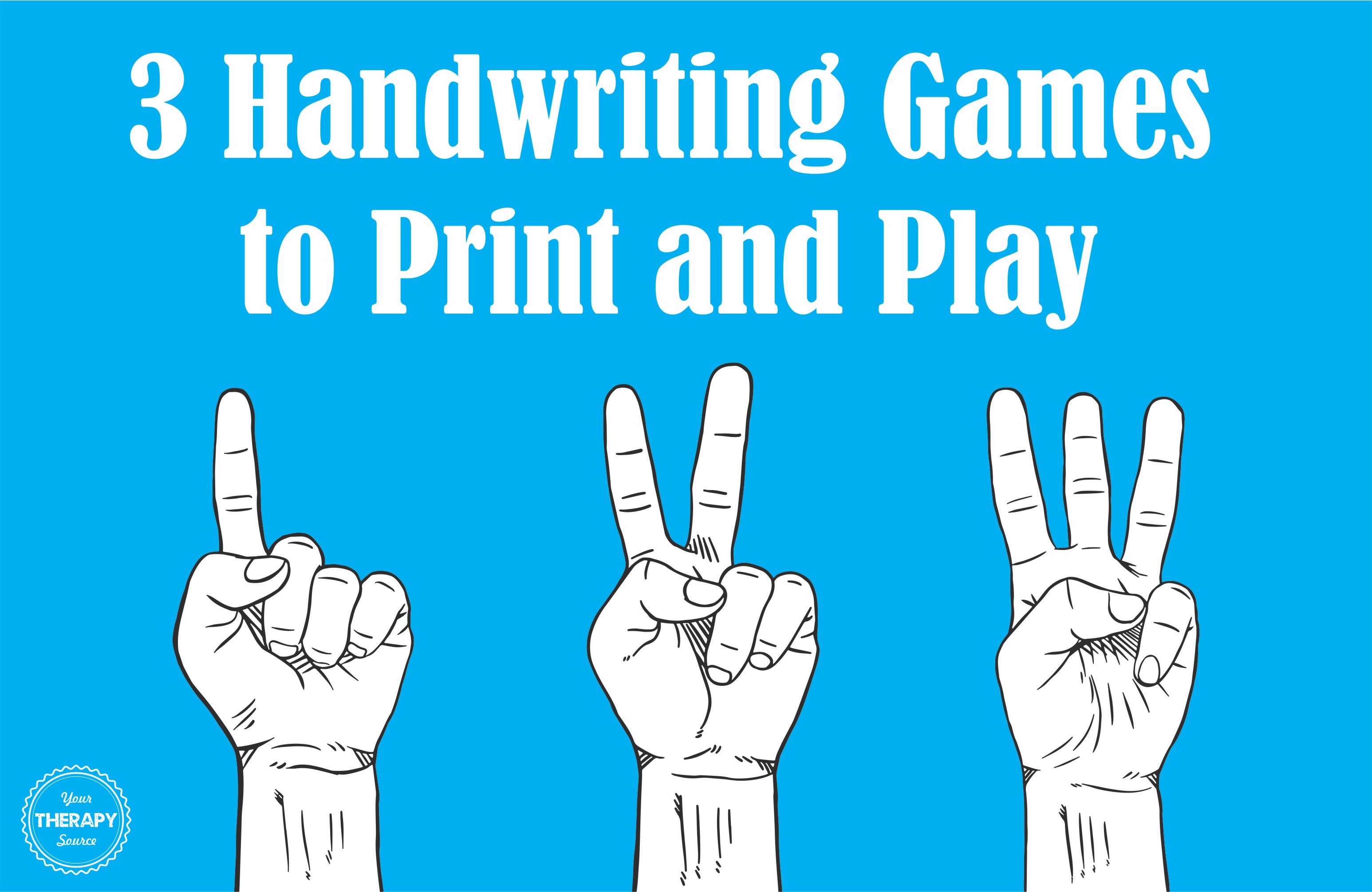 3 Handwriting Games To Print And Play Your Therapy Source 3 Handwriting Games To Print And Play Your Therapy Source