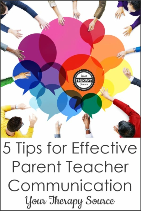 Effective Parent Teacher Communication - Your Therapy Source