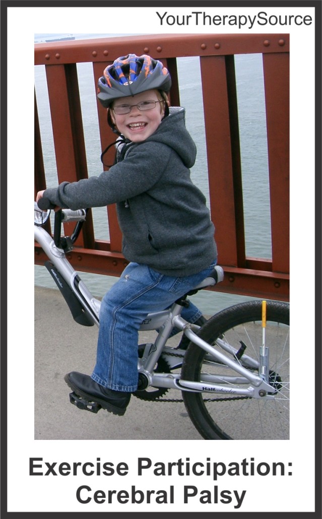 Exercise Participation: Cerebral Palsy - Your Therapy Source