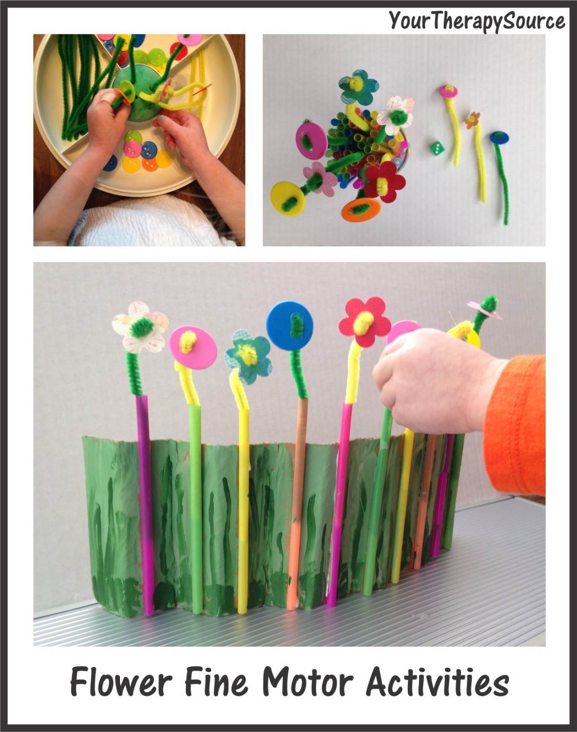 Flower Fine Motor Activities for Spring - Your Therapy Source