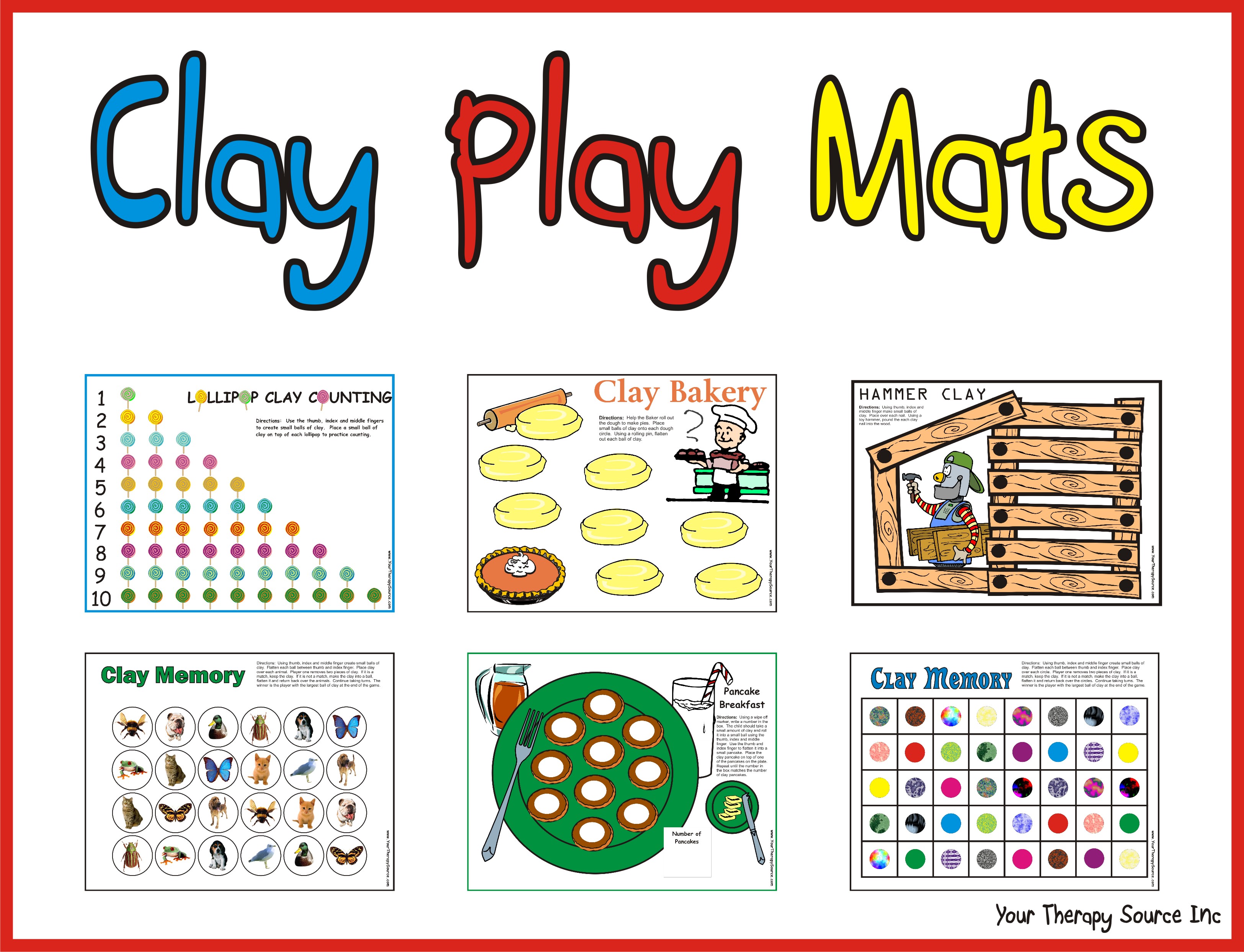 Clay Marble Mazes - Your Therapy Source