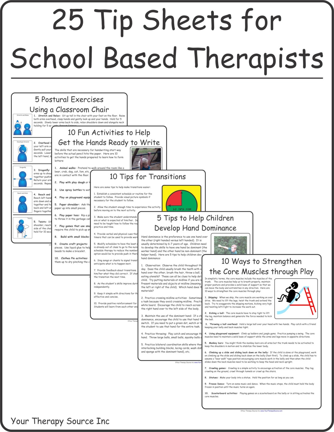 The Busy Therapist Bundle - Your Therapy Source