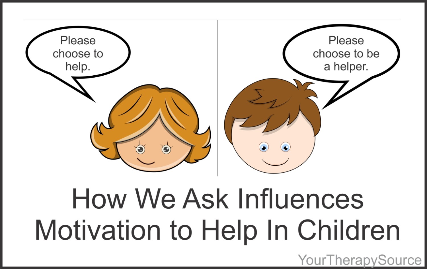 "Help" or "Helper" for Life Skills - Your Therapy Source