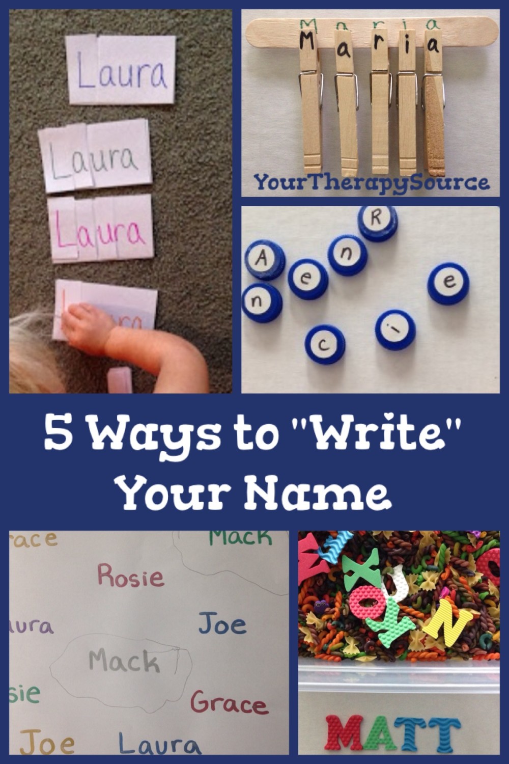 How To Teach a Child to Write His Name without Actually Writing Her ...