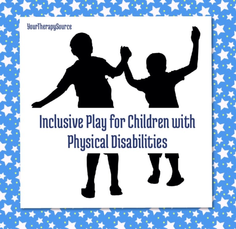 Inclusive Play for Children with Physical Disabilities - Your Therapy ...