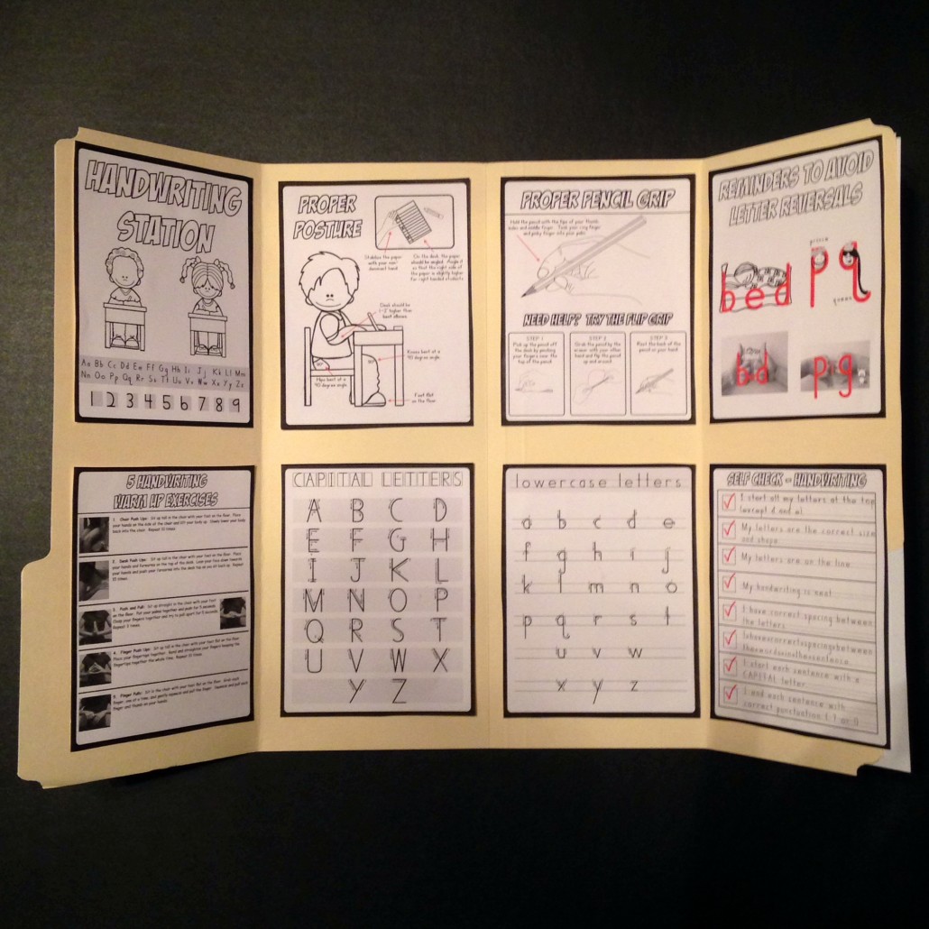 Handwriting Stations - Your Therapy Source