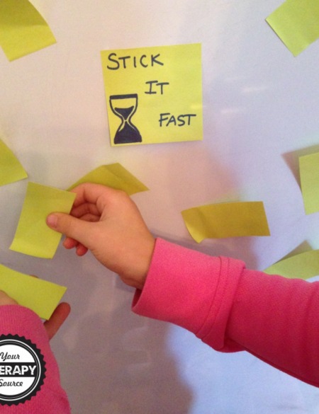 Sticky Note Games for Kids - Your Therapy Source
