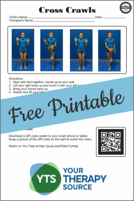 How to Do the Cross Crawl Exercise with Video Modeling - Your Therapy ...