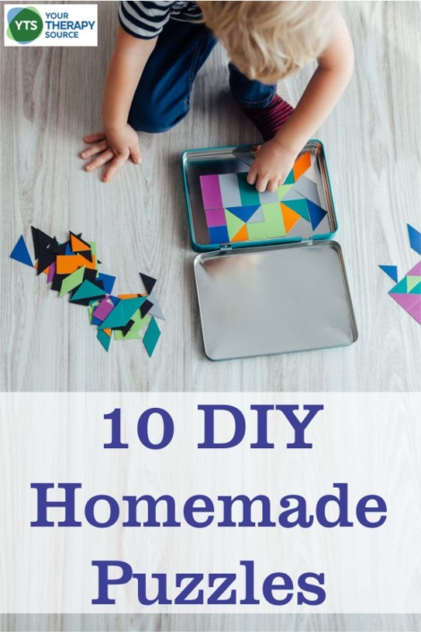 Homemade Puzzles - 10 Way to Make Your Own - Your Therapy Source
