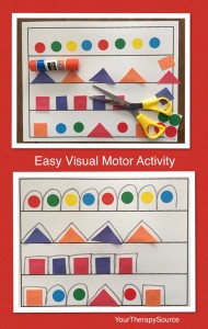 Easy Visual Motor Activity - Your Therapy Source