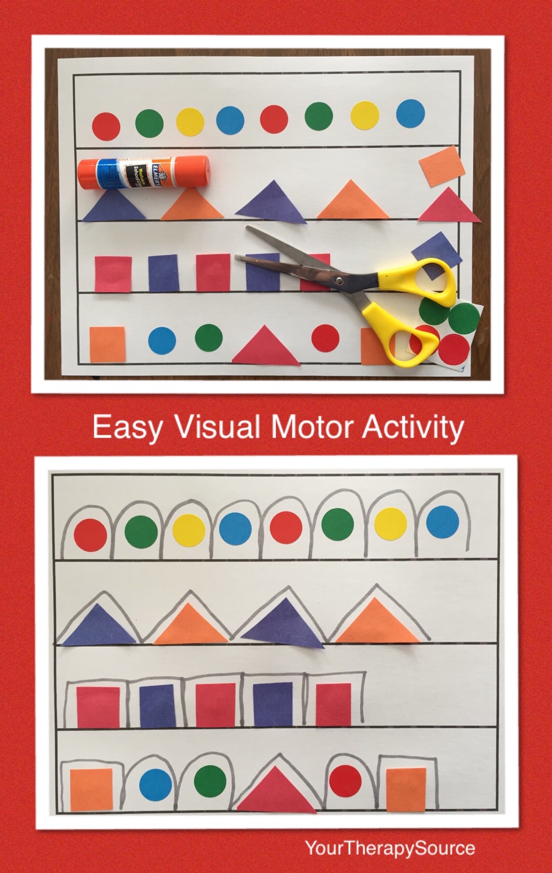 Easy Visual Motor Activity Your Therapy Source Easy Visual Motor Activity Your Therapy Source