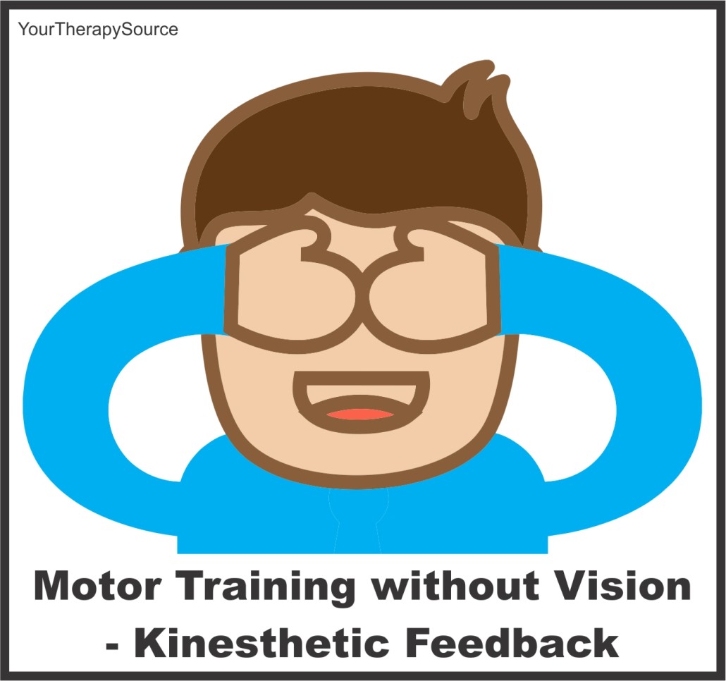 Motor Training without Vision - Kinesthetic Feedback - Your Therapy Source
