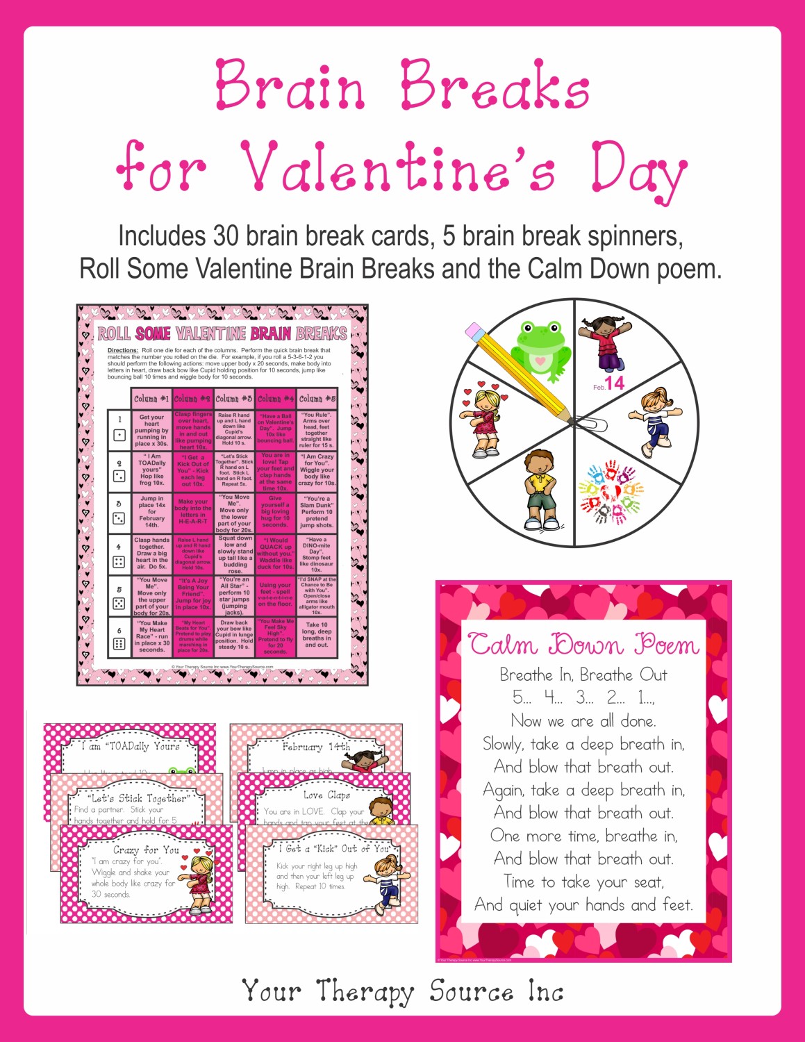 6 Free Printables for Valentine's Day - Your Therapy Source
