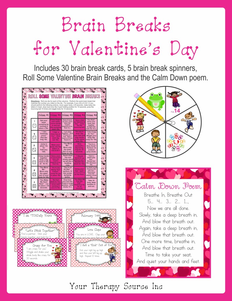 6 Free Printables for Valentine's Day - Your Therapy Source