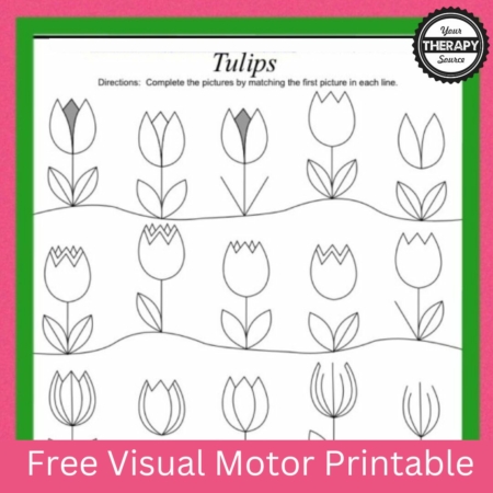 Spring Time Tulips - Finish the Picture - Your Therapy Source