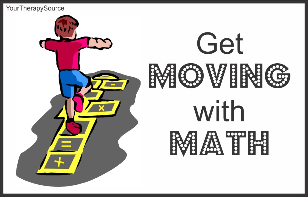 3 Activities to Get Moving with Math - Your Therapy Source