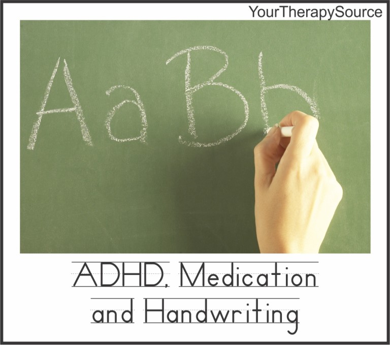 ADHD, Medication and Handwriting - Your Therapy Source