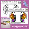 Butterfly Color, Cut and Fold Freebie - Your Therapy Source