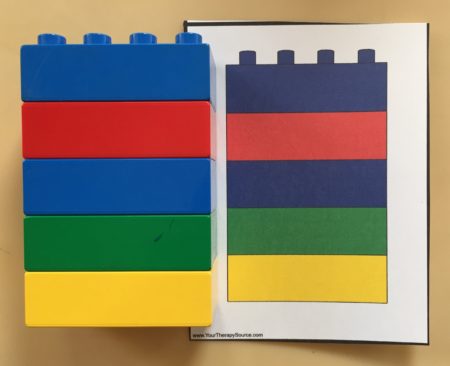 Building Block Pattern Freebie - Your Therapy Source