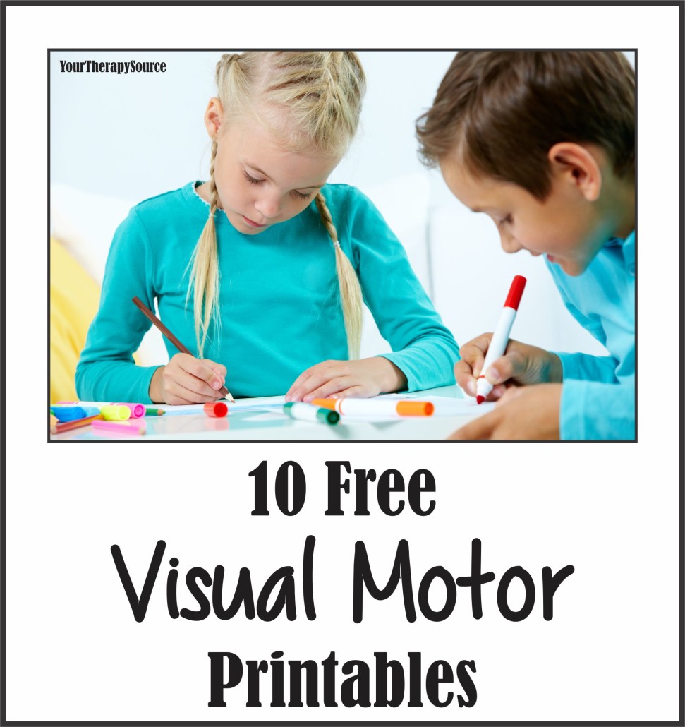 10 Free Visual Motor Printables Your Therapy Source