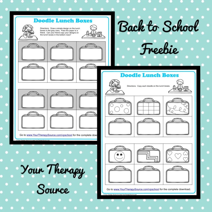 10 Free Back to School Printables and Forms! - Your Therapy Source