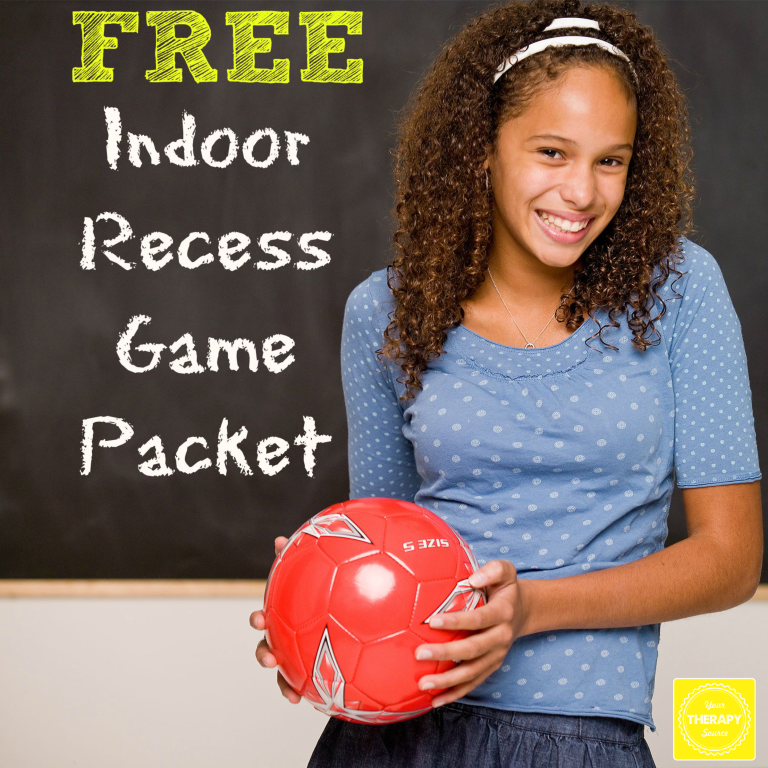 8 Print and Go Ideas for Indoor Recess - Your Therapy Source