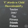 'F' Words in Childhood Disability - Your Therapy Source