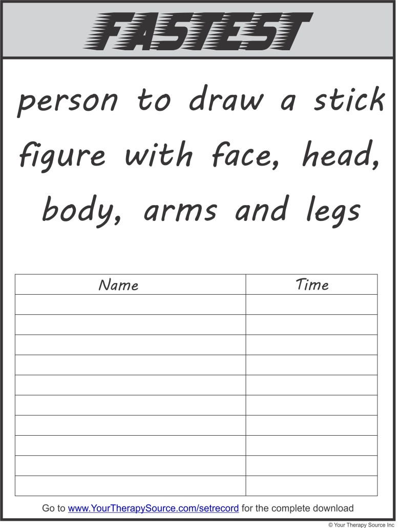 Can you Set the Record? - Your Therapy Source