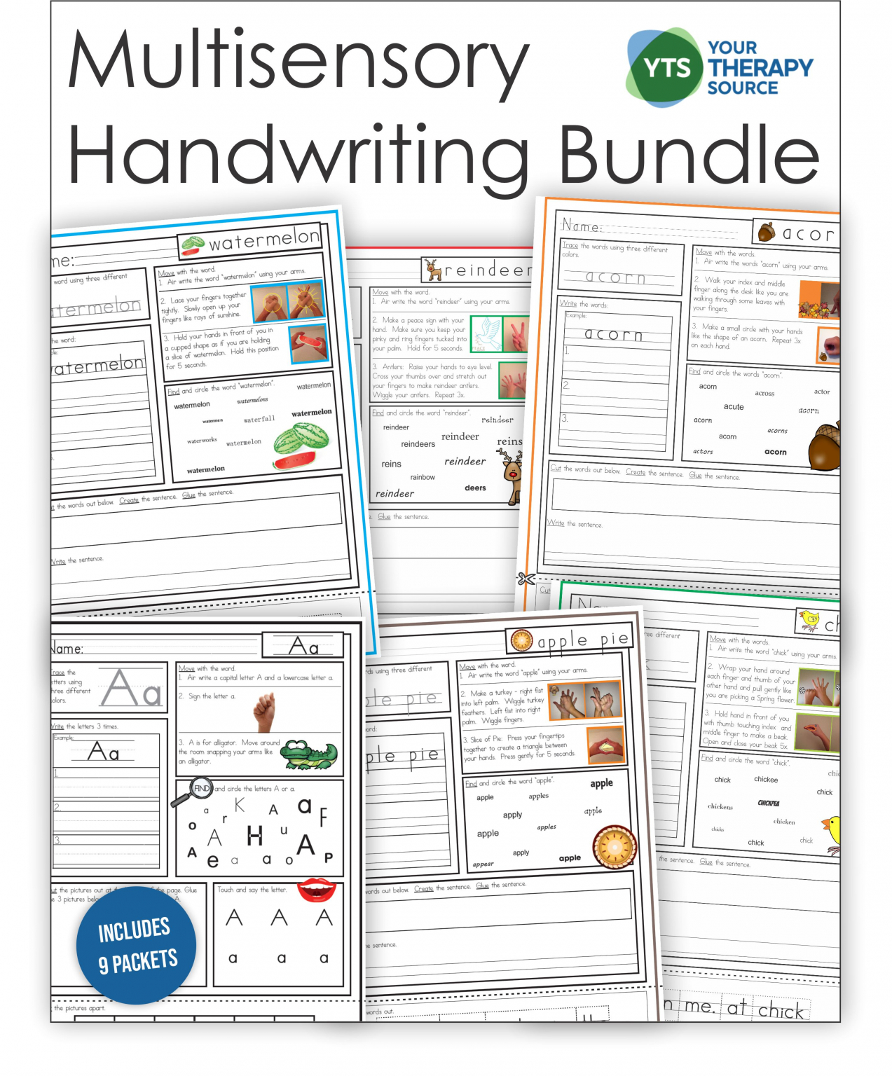 Multisensory Handwriting Activities Collection - Your Therapy Source
