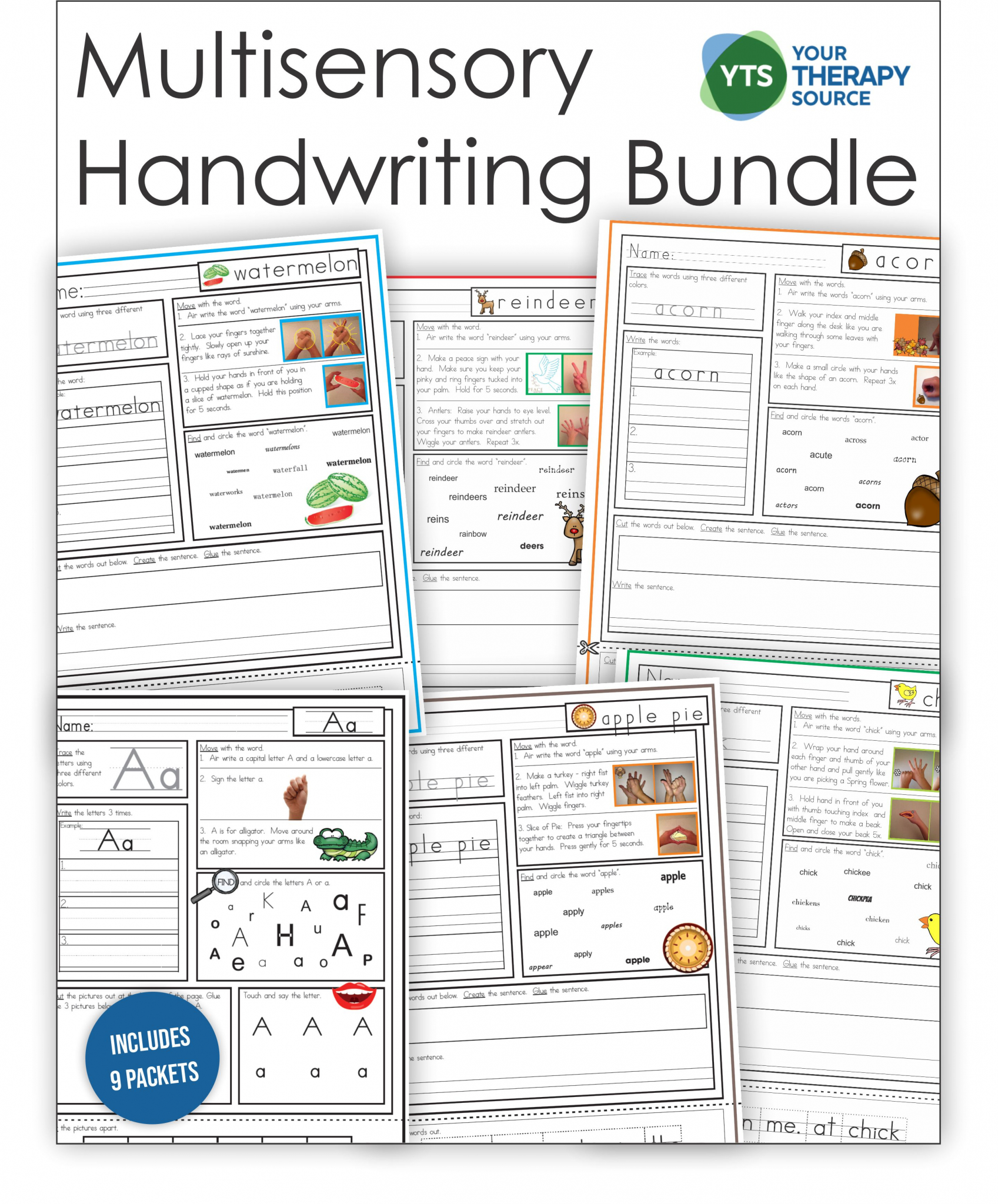 Multisensory Handwriting Activities Collection - Your Therapy Source
