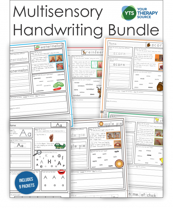 Multisensory Handwriting Activities Collection - Your Therapy Source
