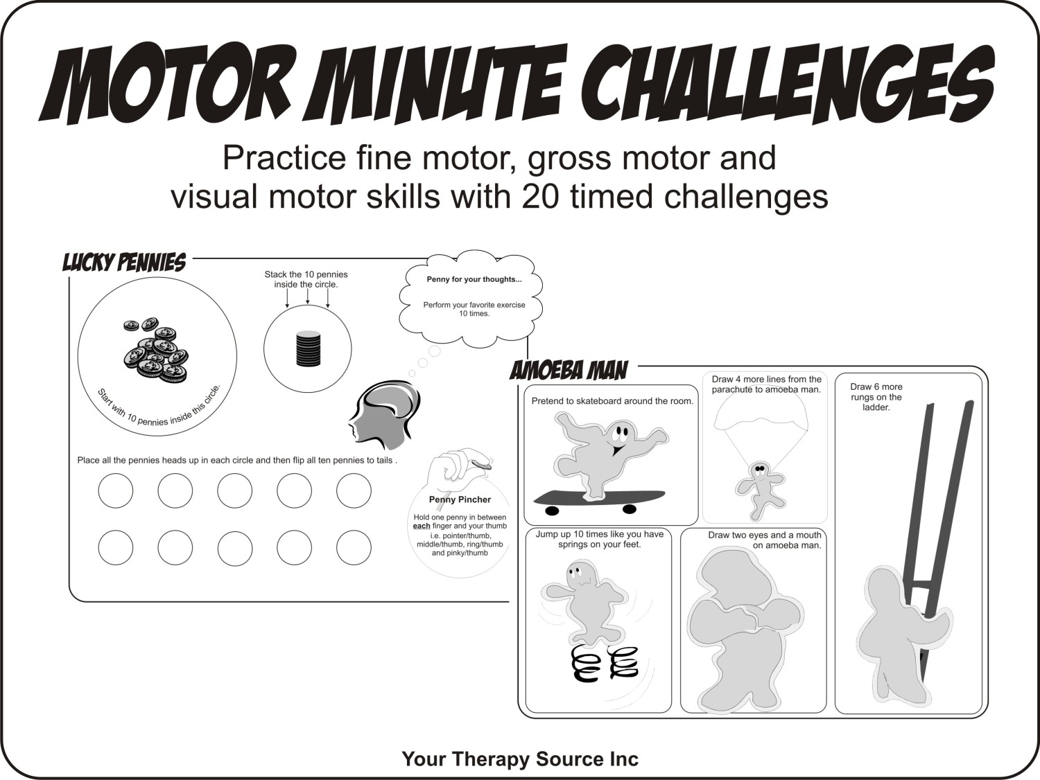 5 Fine Motor, Gross Motor and Visual Tracking Activities with Pool ...