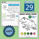 Leap Year Printable for 2024 - Your Therapy Source