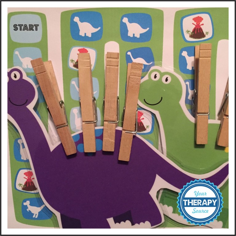 How to Play the Visual Perceptual Clothes Pin Games - Your Therapy Source