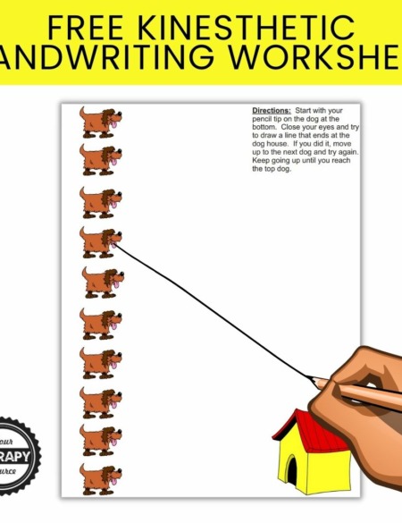 FREE Kinesthetic Awareness Practice Worksheet - Your Therapy Source