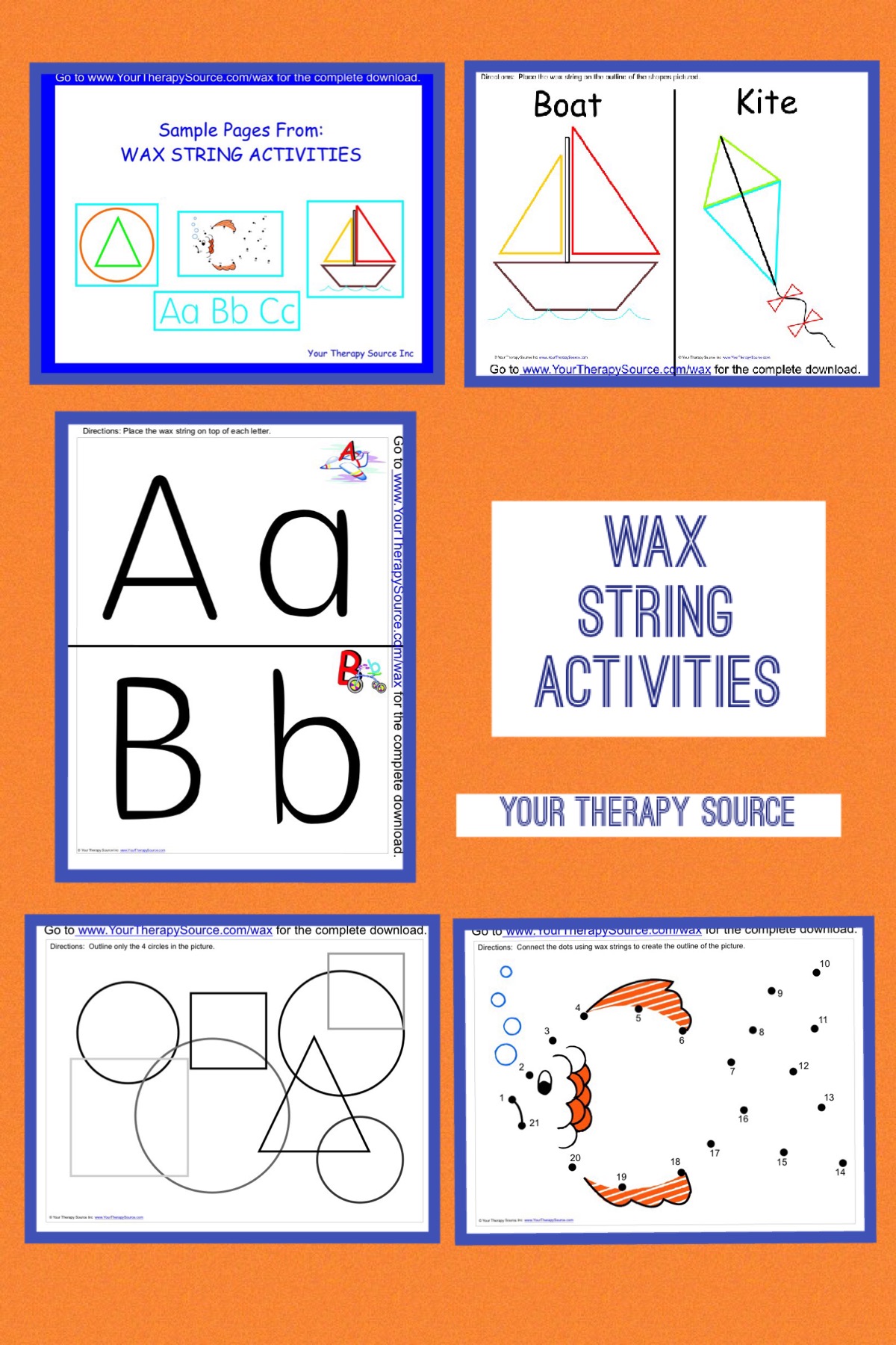 Wax String Activities - Your Therapy Source