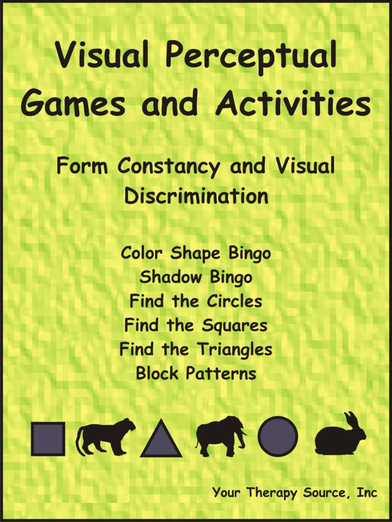 Visual Perceptual Games and Activities – Form Constancy and Visual ...