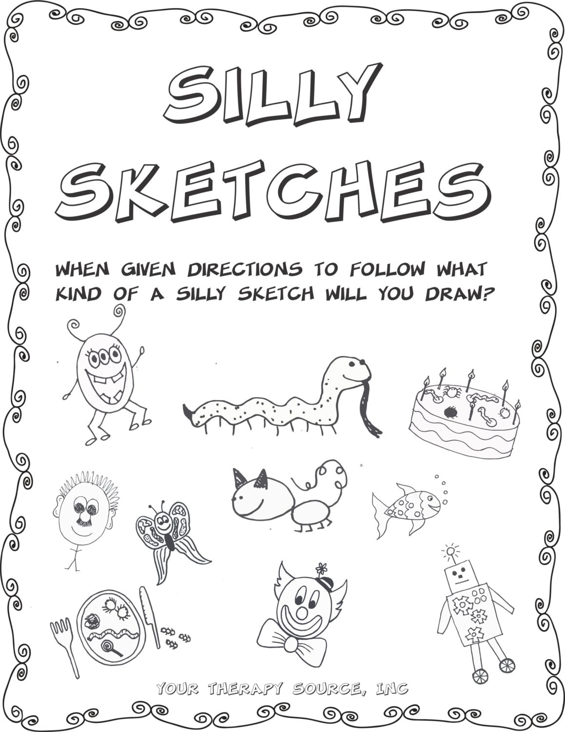 Silly Sketches - Your Therapy Source