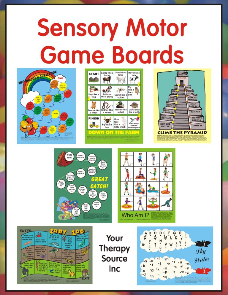 Sensory Motor Game Boards - Your Therapy Source