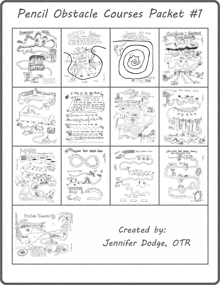 Pencil Control Worksheets - Your Therapy Source