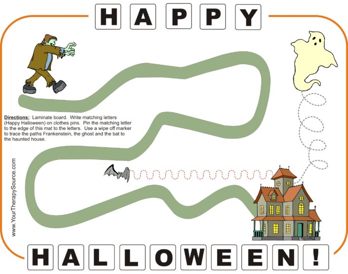16 FREE Halloween Printables - Sensory Motor Skills - Your Therapy Source
