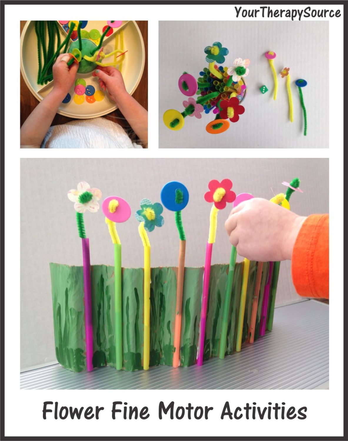 Flower Fine Motor Activities - Your Therapy Source