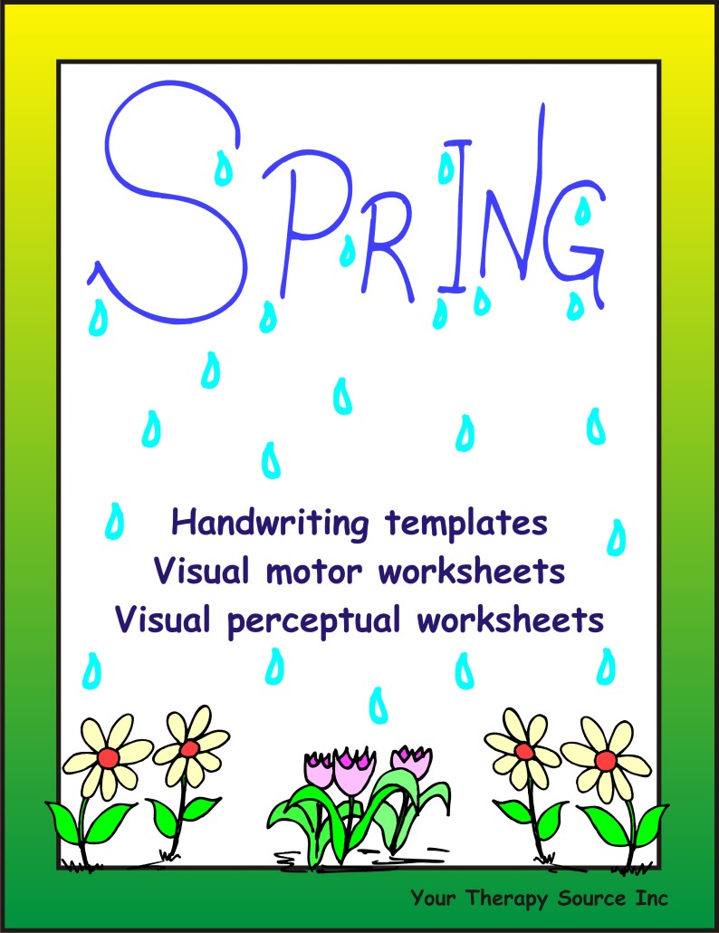 Spring Handwriting Activities - Your Therapy Source