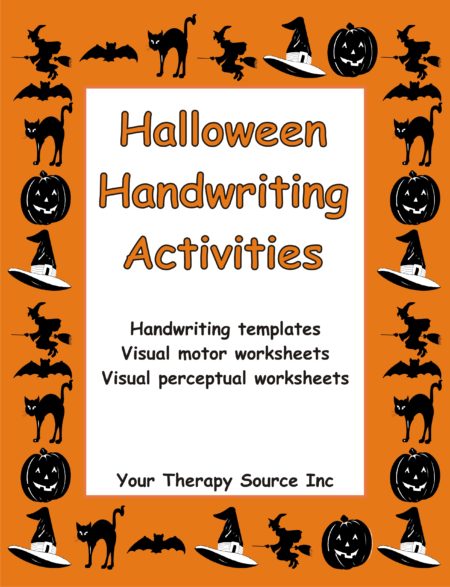 Halloween Handwriting Activities - Your Therapy Source