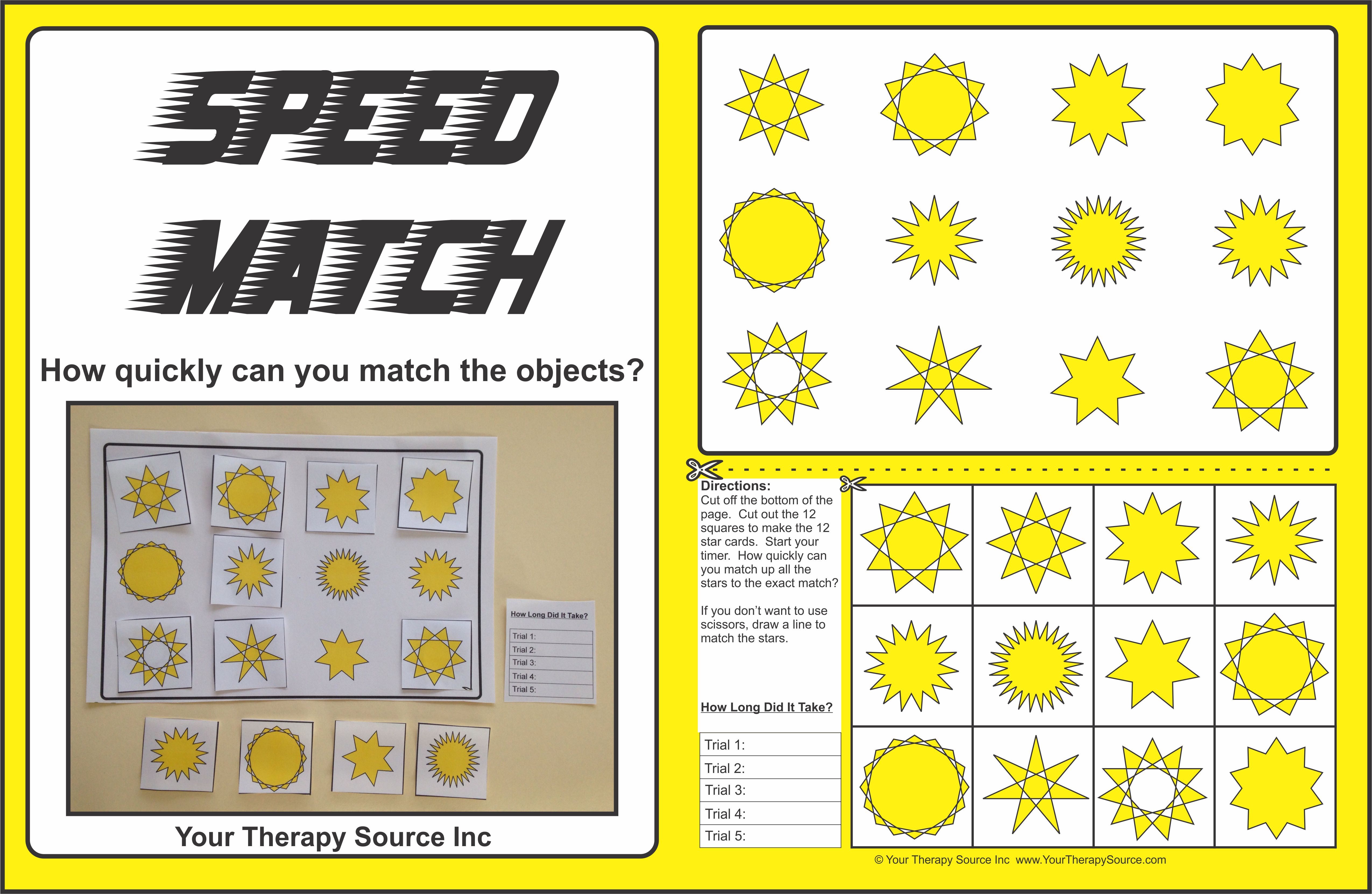 Speed Match - Your Therapy Source