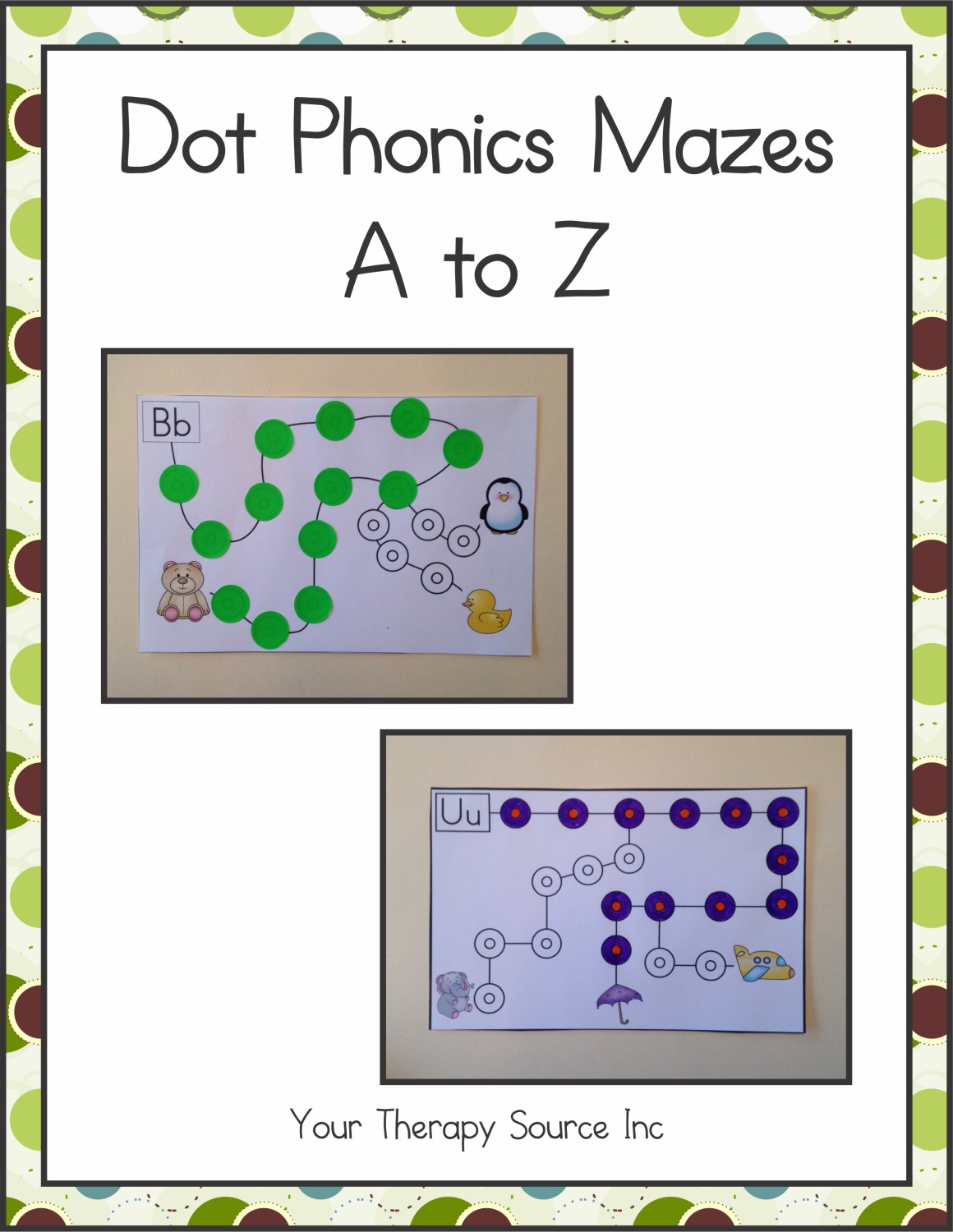 Dot Phonics Mazes - Your Therapy Source