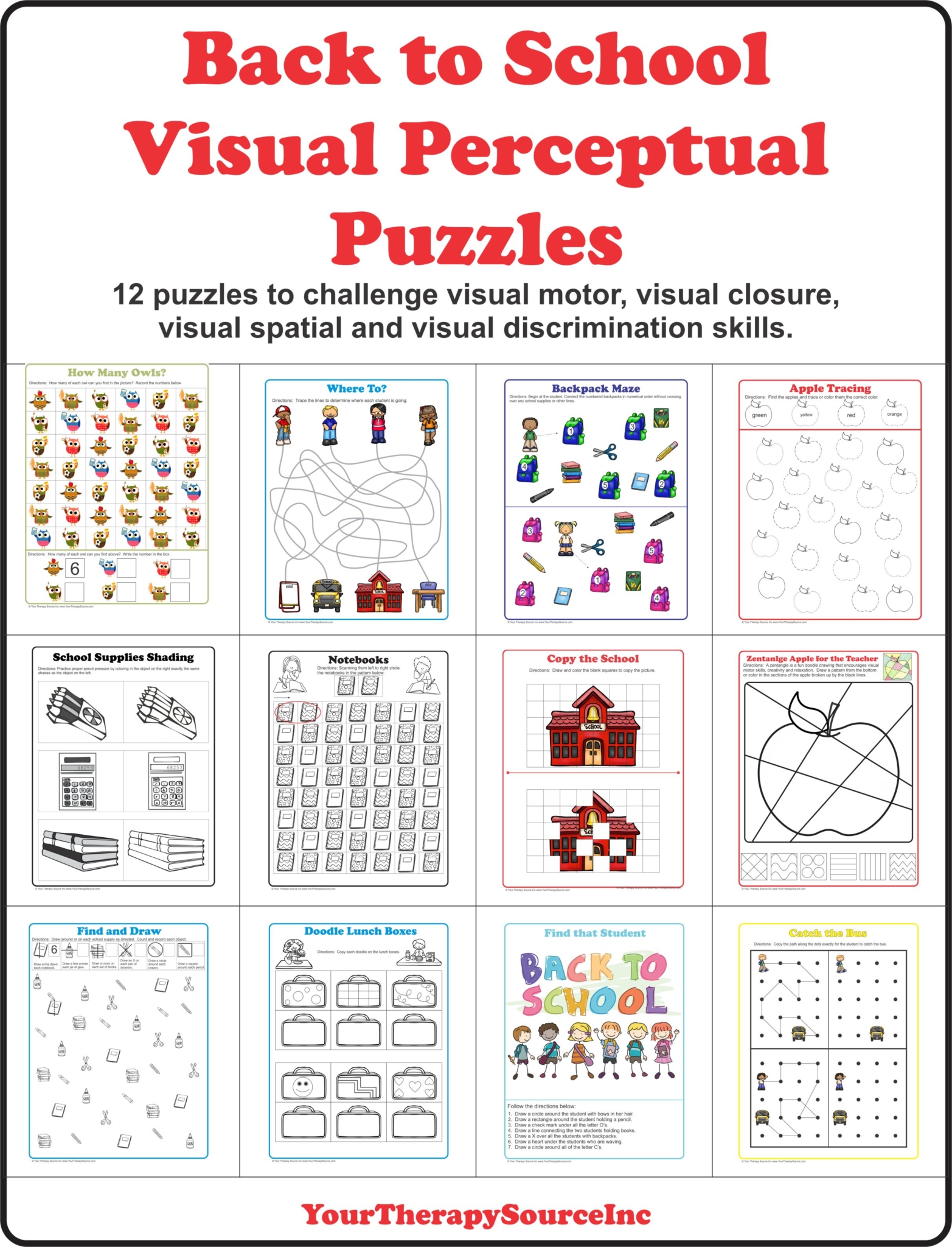 Visual Perception Puzzles Visual Perception Puzzles