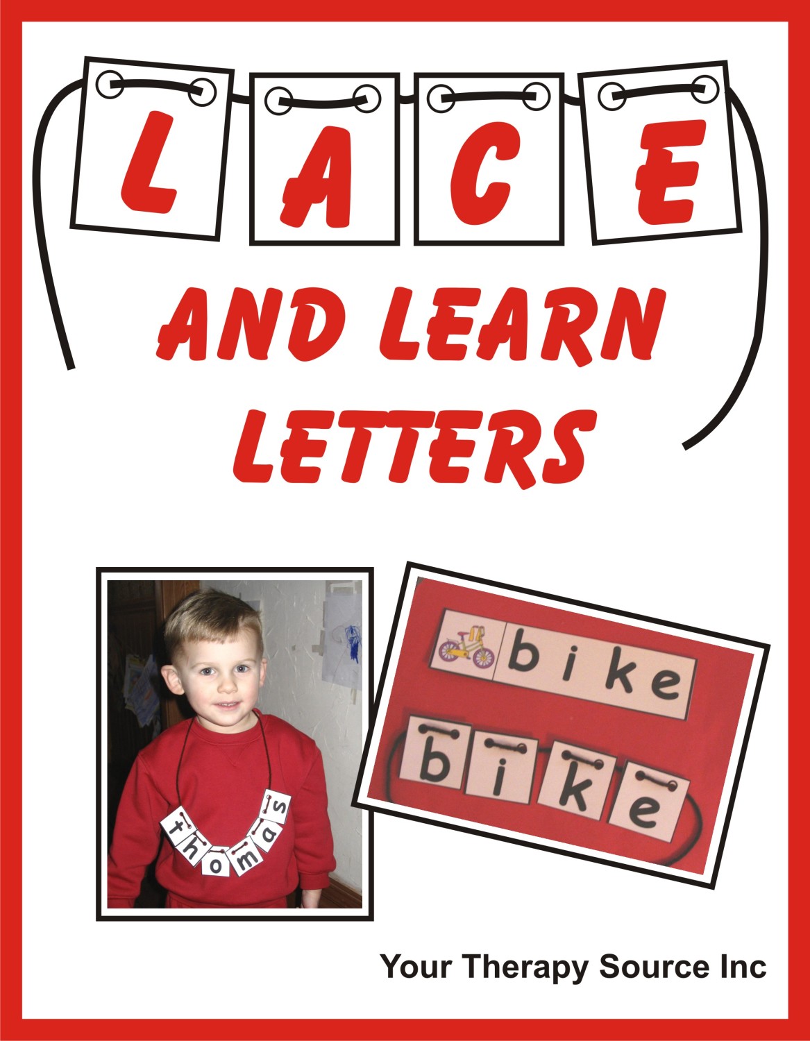 Lace and Learn Letters - Your Therapy Source