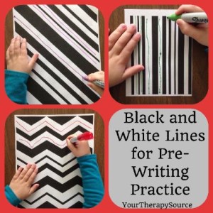 Pre Writing Lines - Free Practice Worksheets - Your Therapy Source