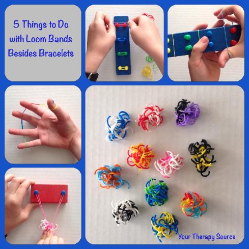 5 Things to Do with Loom Bands Besides Bracelets - Your Therapy Source